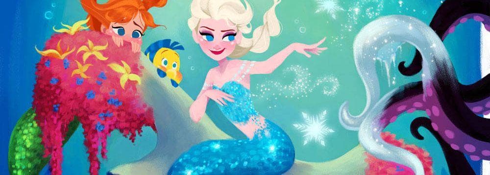 15 Disney Princesses Drawn as Anime Characters