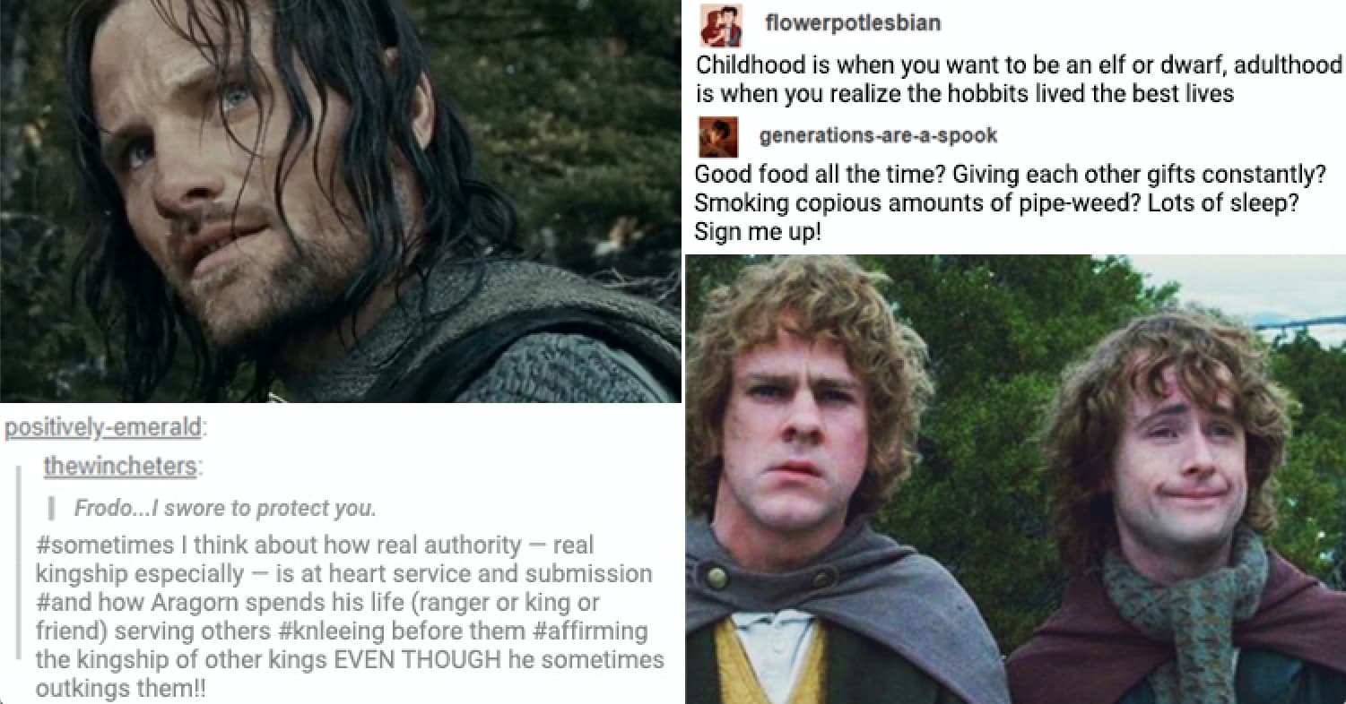 Funny Tumblr Posts Lotr Casually Sneaks In Another LOTR Post Like The