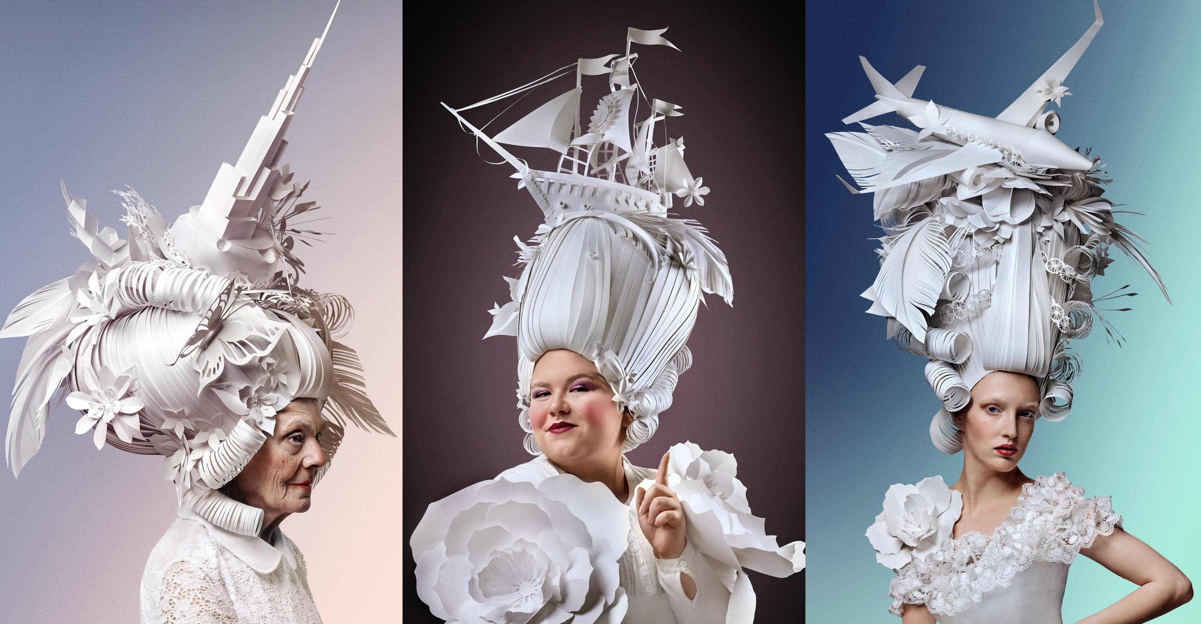 The Incredible Psychedelic Paper Wig Skyscrapers Of Asya Kozina