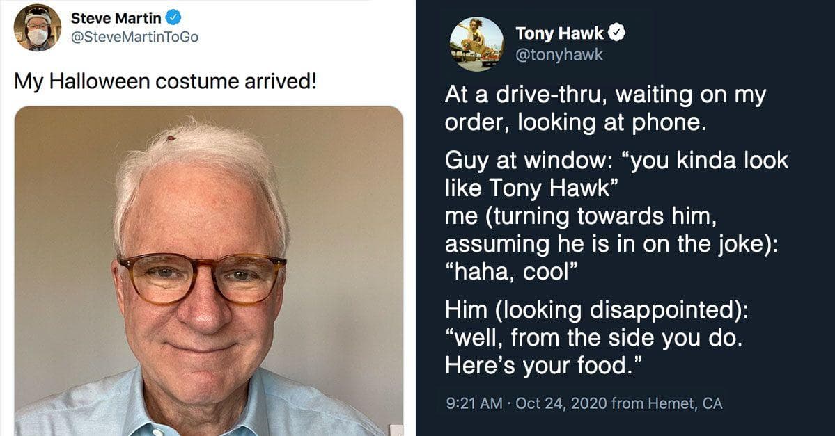 21 Of The Funniest Tweets From Celebrities In October 2020
