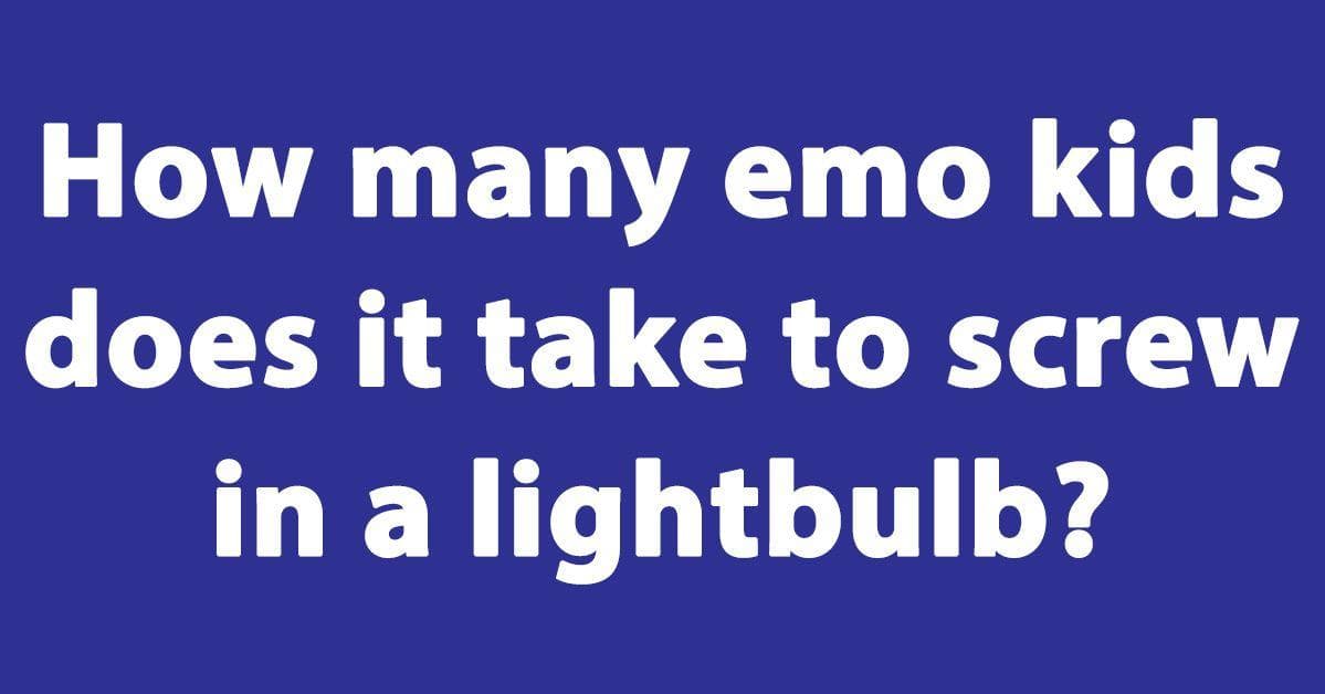 The 19 Best Emo Jokes, Ranked