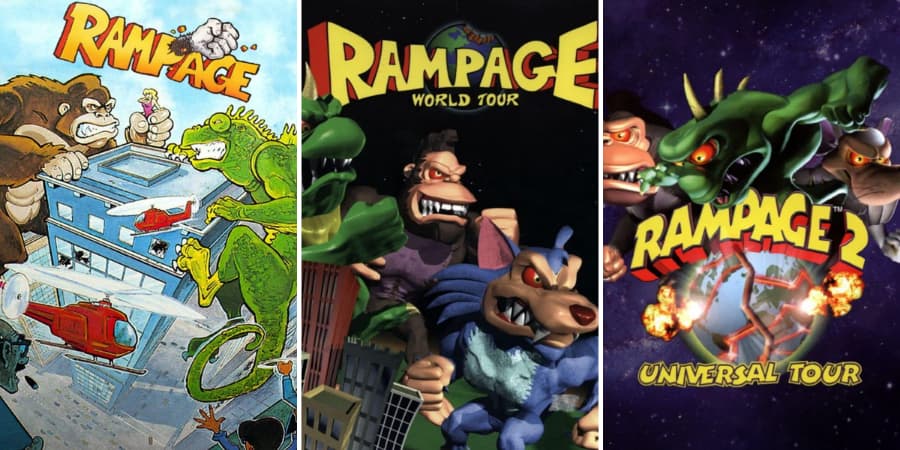 All 6 'Rampage' Games, Ranked By Fans