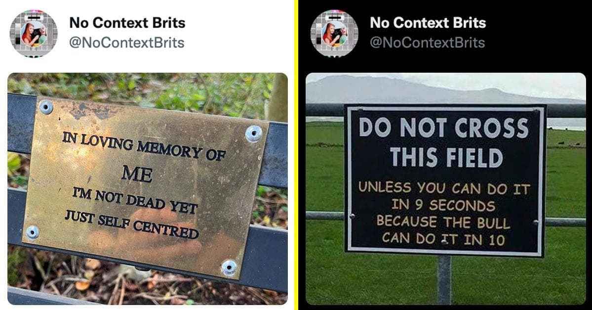 24 British Signs That Are Way Funnier Than They Needed To Be