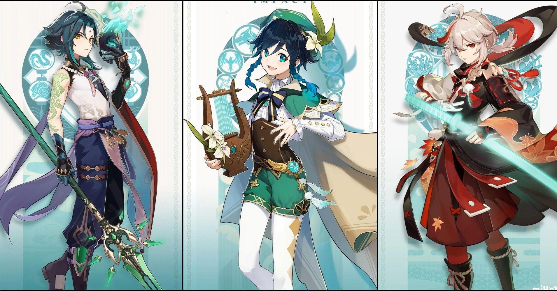 The Greatest 'Genshin Impact' Anemo Characters Ranked