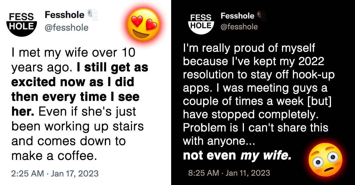 31 Of The Juiciest Relationship Confessions We Found On Twitter This Week