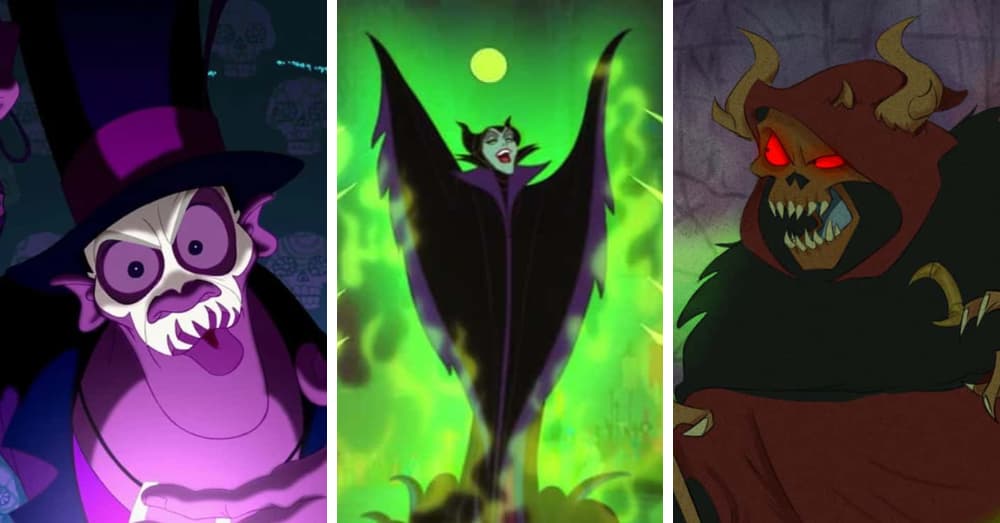 The Most Powerful Evil Animated Witches And Wizards