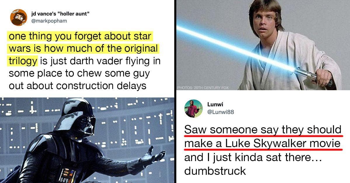25 Funny Tweets From 'Star Wars' Parody Accounts Perfect For Dedicated Fans