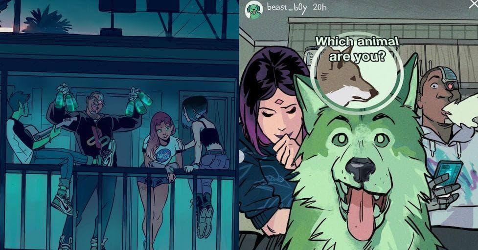 We Love (And Relate To) Gabriel Picolo's Casual Teen Titans