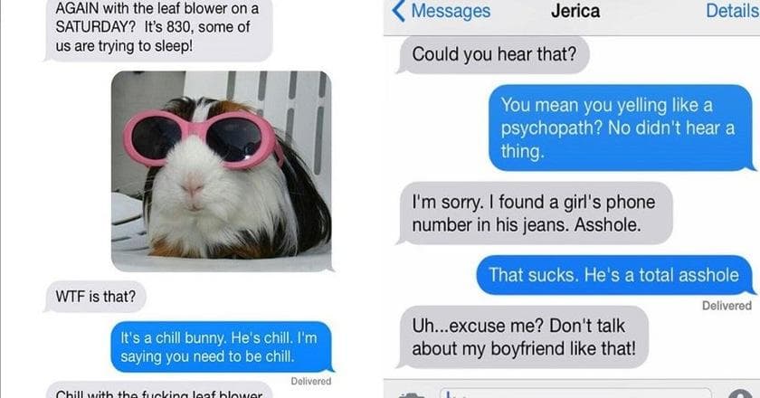 26 Funny Texts from Bad Neighbors