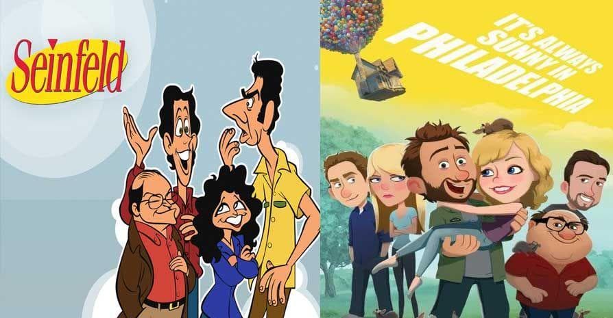 19 Awesome Examples of Sitcom Cartoon Fan Art
