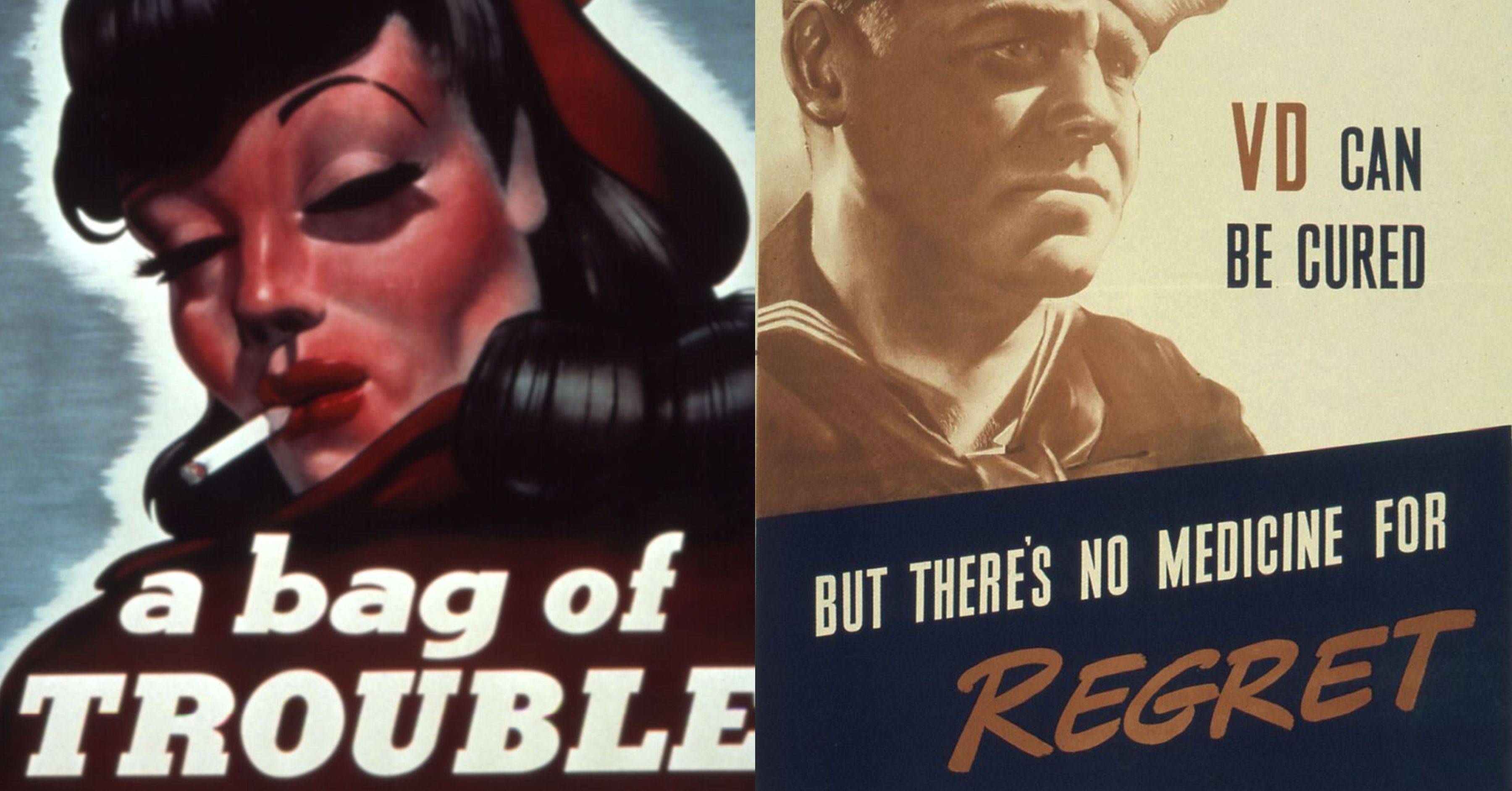 21 Ridiculously Over The Top World War II-Era STD Prevention Posters
