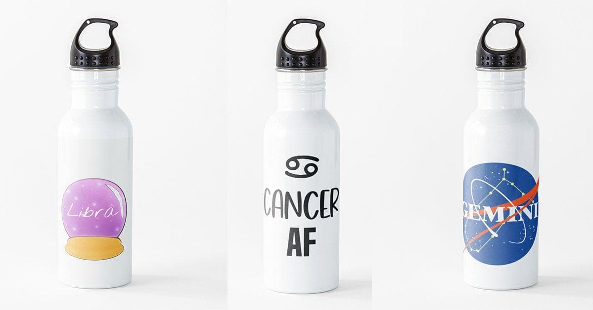 Cute Zodiac Water Bottles That You'll Love If You Are Way Too Into ...
