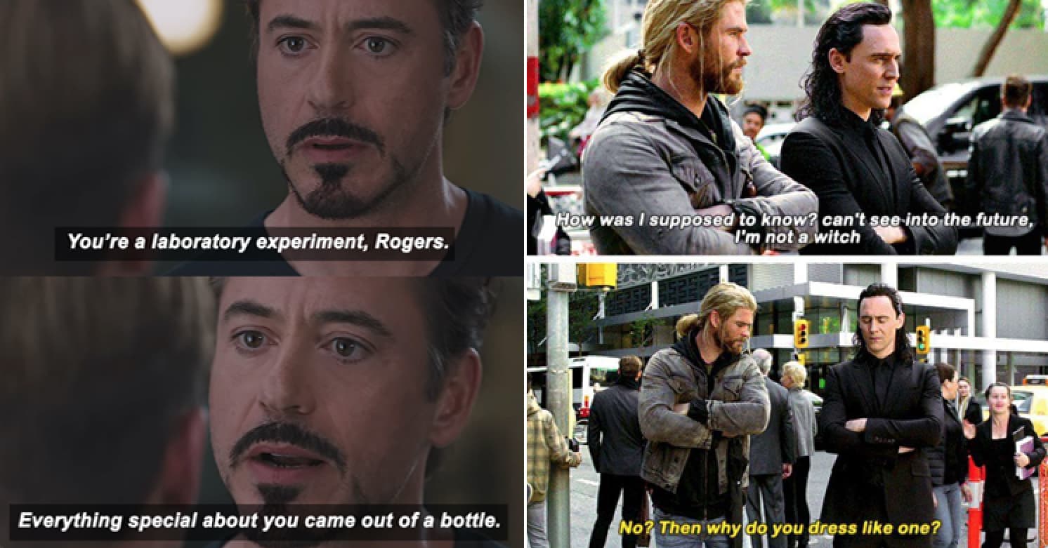 27 Burns From The MCU That Prove They're Earth's Mightiest Trash Talkers