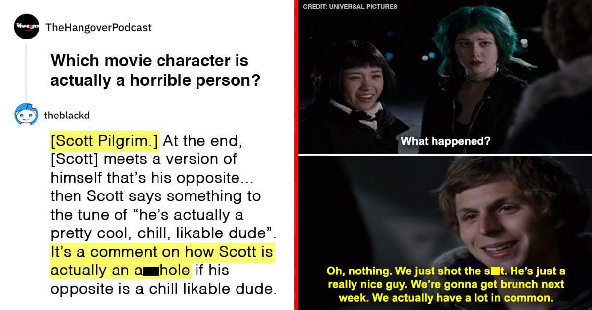 16 Beloved Movie Characters That Fans Realized Are Actually Horrible People