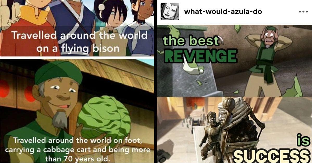 19 Memes About The Cabbage Man From 'Avatar: The Last Airbender'
