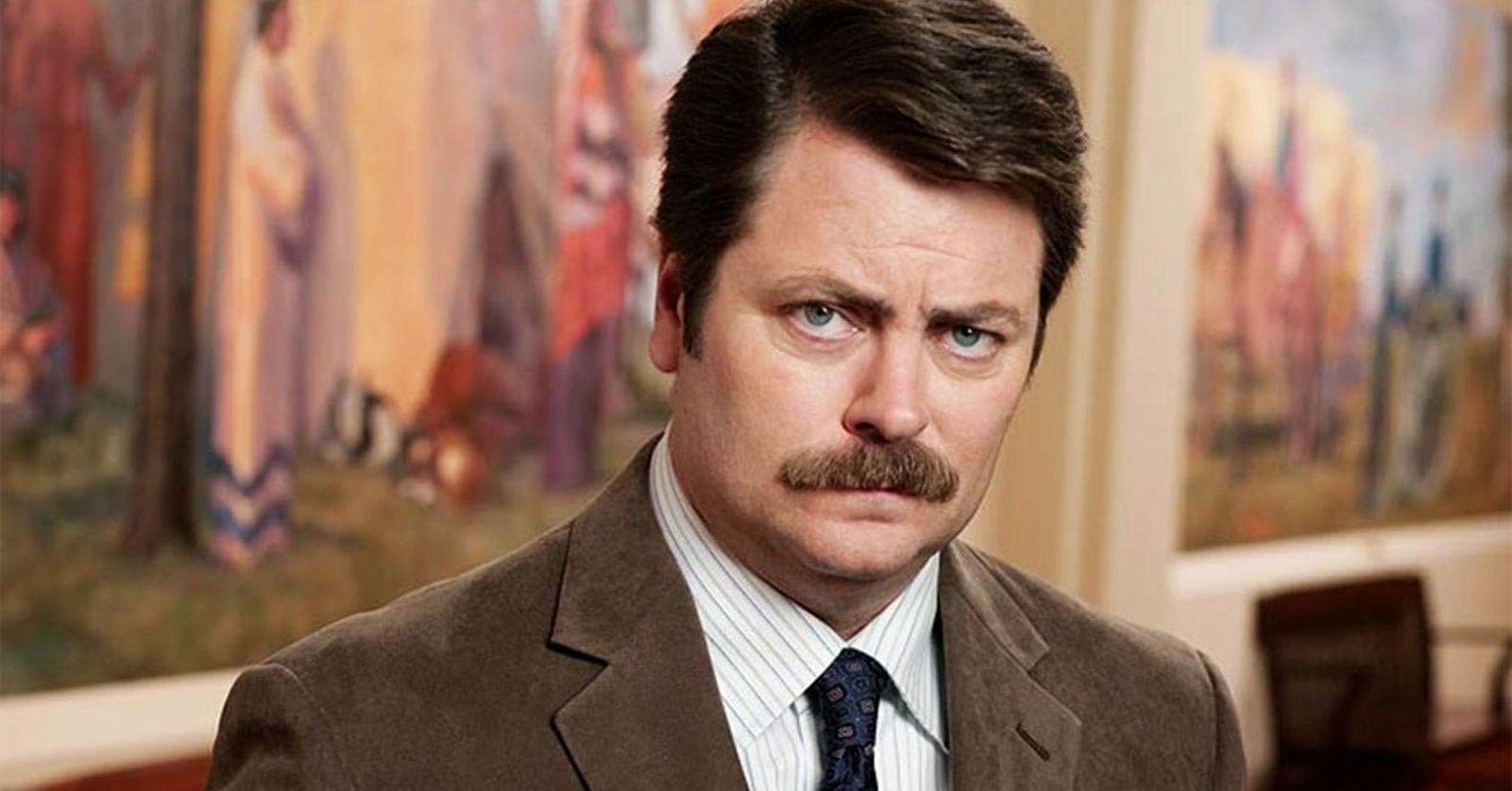 ron swanson drunk dancing