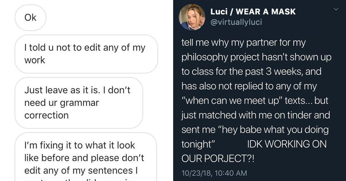 20 Terrible Group Project Members, Ranked By Their Uselessness