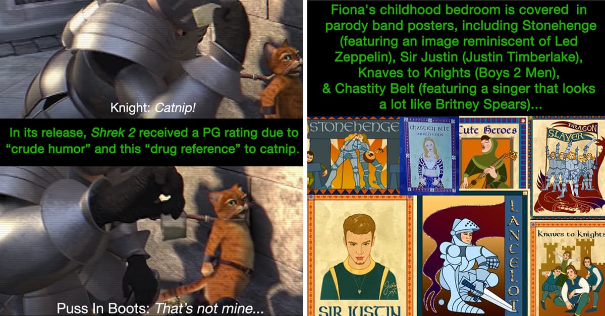 Small Details, Adult Jokes, & Clever References From 'Shrek 2' That ...