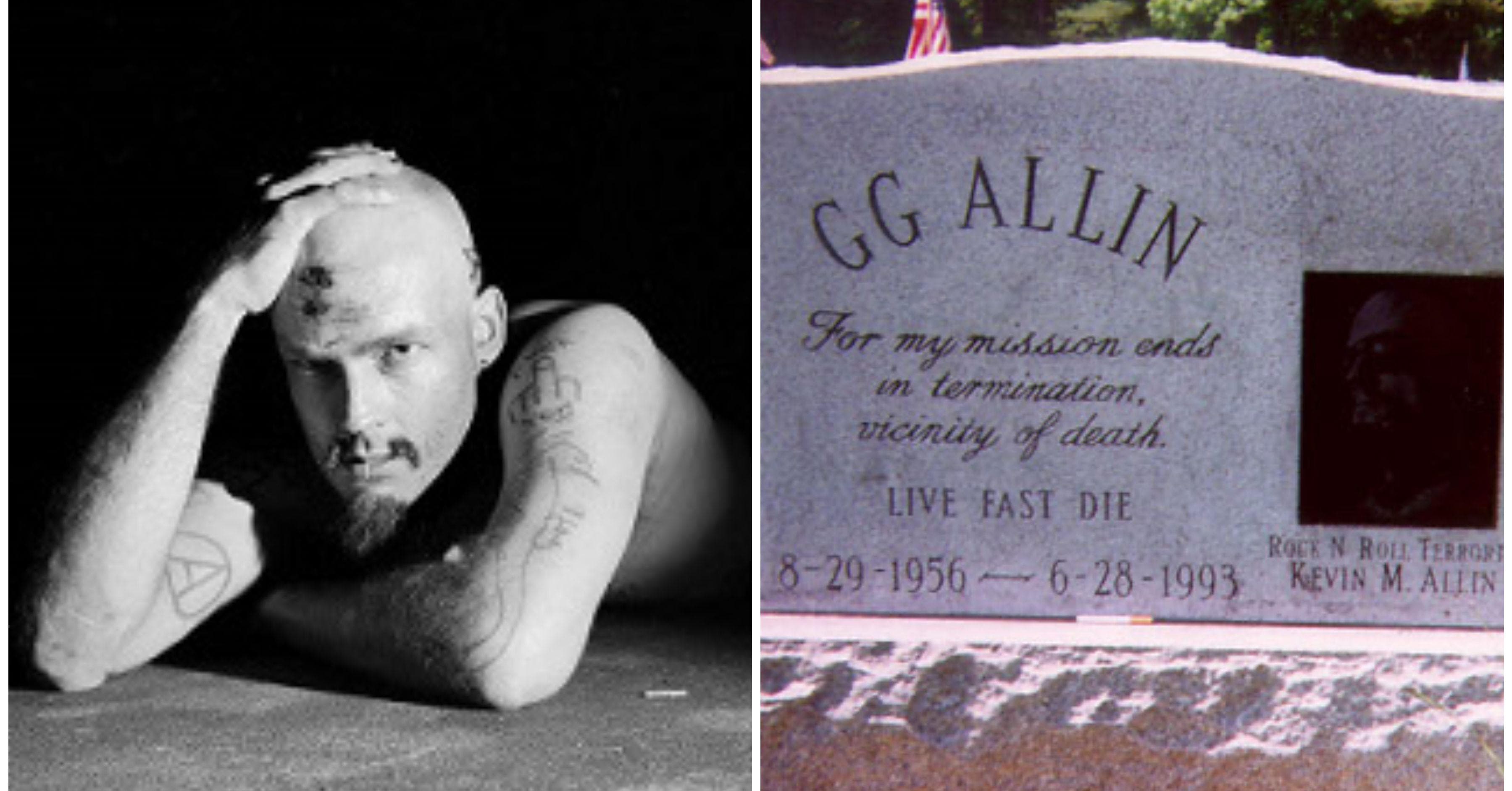Gg Allin Tombstone Tattoos