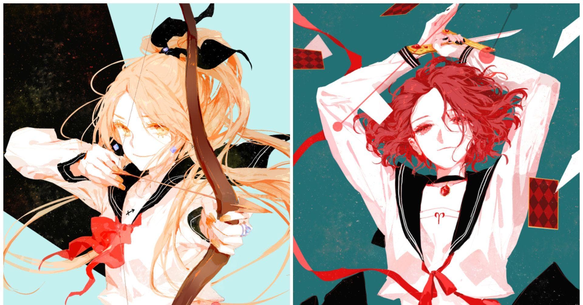This Artist Beautifully Reimagines The Zodiac Signs As Anime Schoolgirls