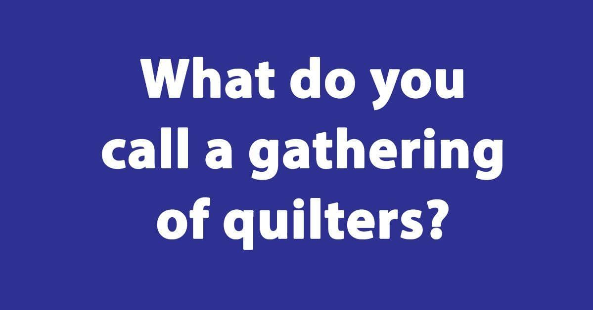The 25 Best Jokes For Quilters, Ranked