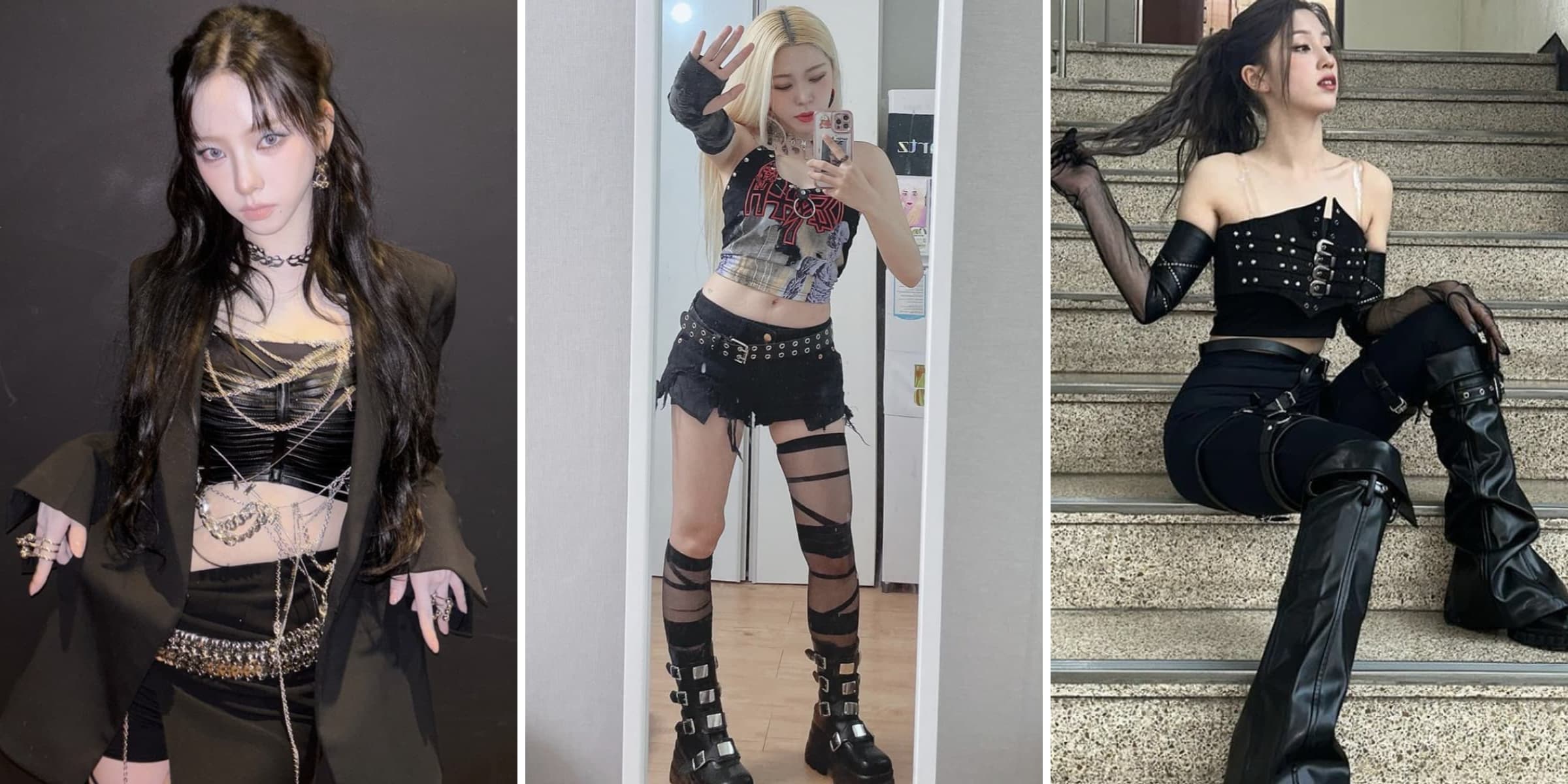 The Best Edgy Outfits Worn By Female K-pop Idols, Ranked By Fans