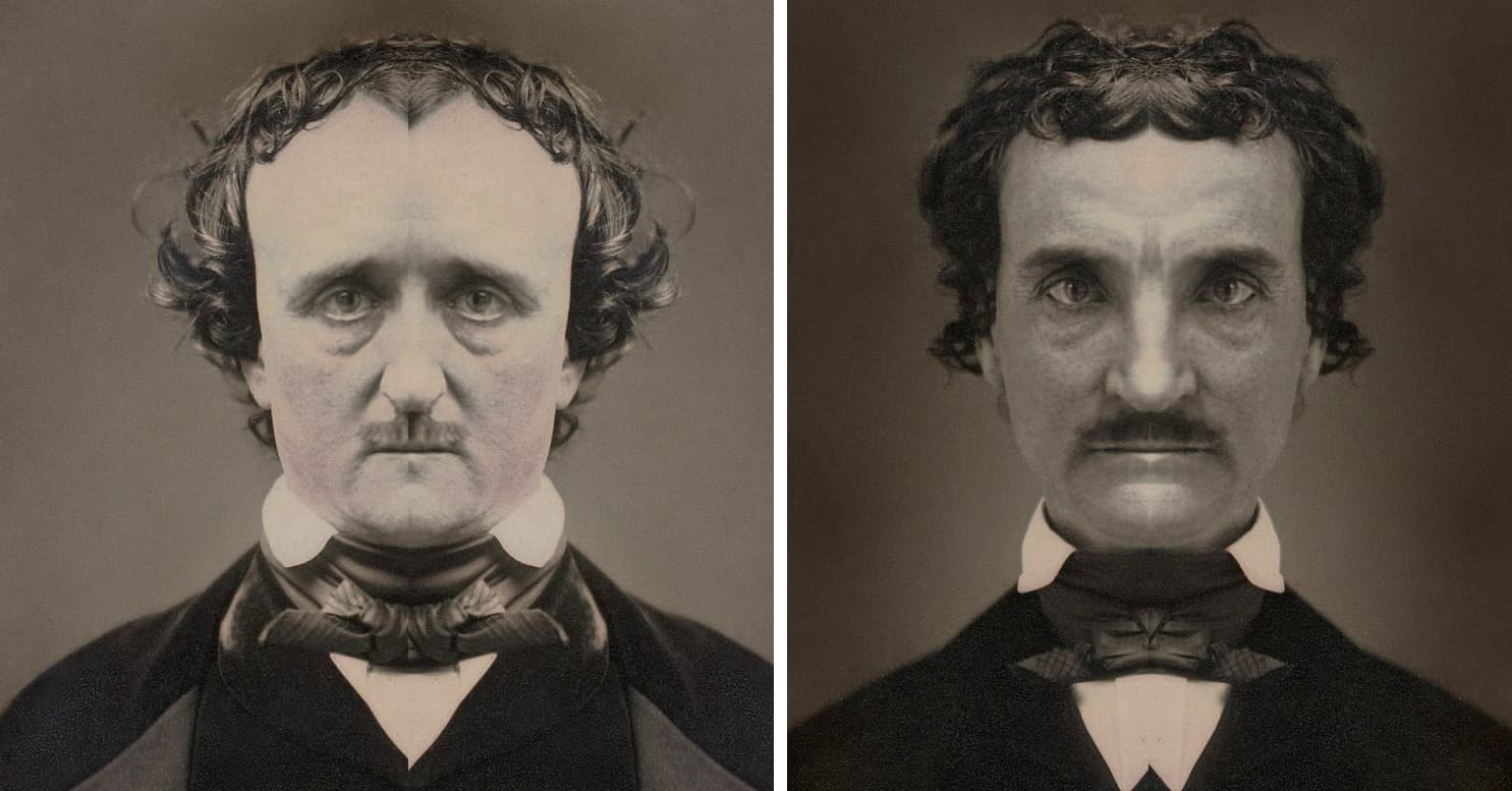 What Historical Figures Look Like When Half Of Their Face Is Mirrored