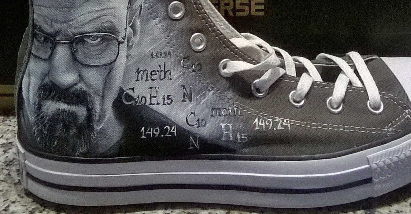 This Artist Turns Basic AF Sneakers Into Nerdy Masterpieces