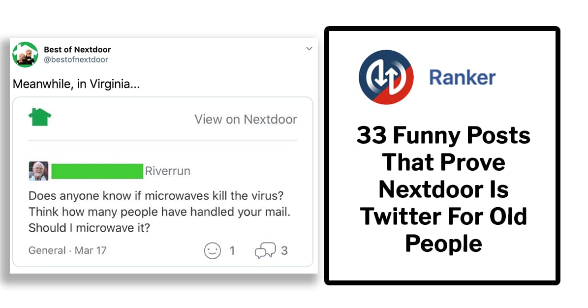33 Funny "Best Of Nextdoor" Posts That Prove Our Neighbors Have Lost ...