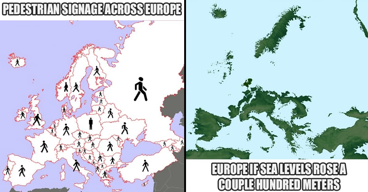 19 Fascinating Maps Of Europe That Made Us Say 'Whoa'
