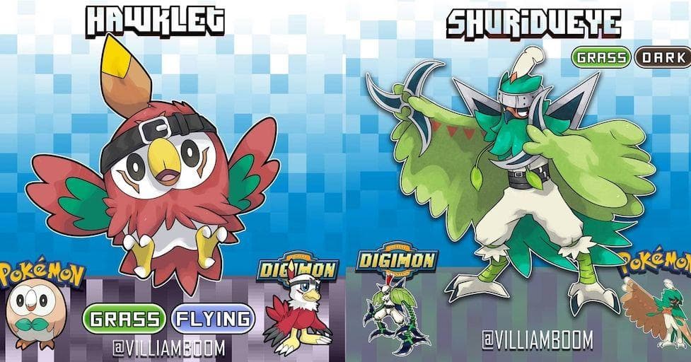 One Artist Fuses Pokémon With Digimon To Create The Ultimate Pocket Monster