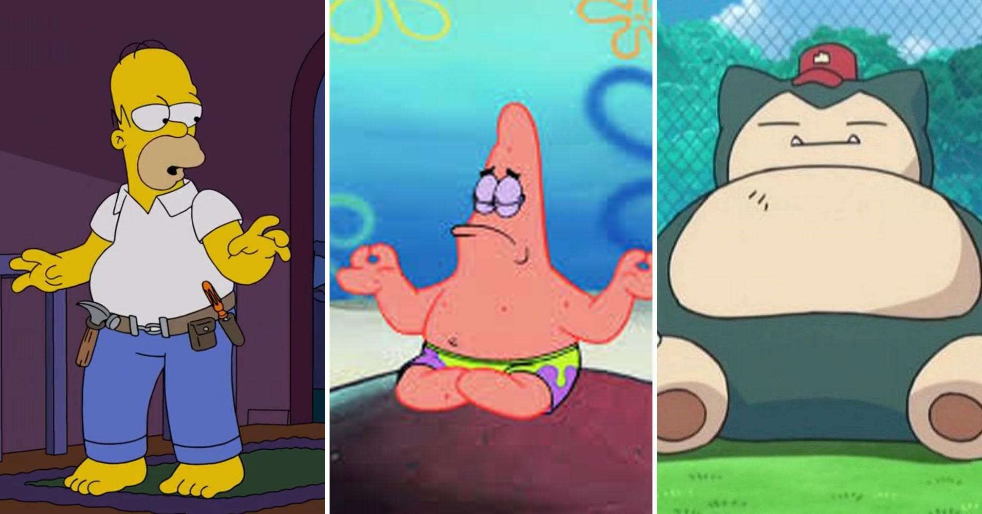 The 20 Best Lazy Cartoon Characters, Ranked By Fans