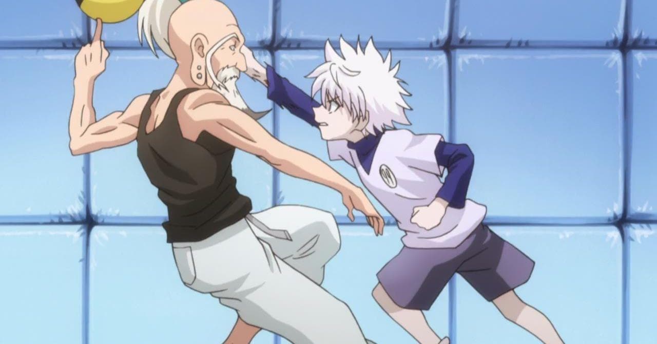 anime guy punching