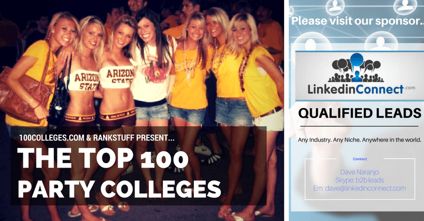 Top Party Schools | List of Biggest Party Colleges & Universities