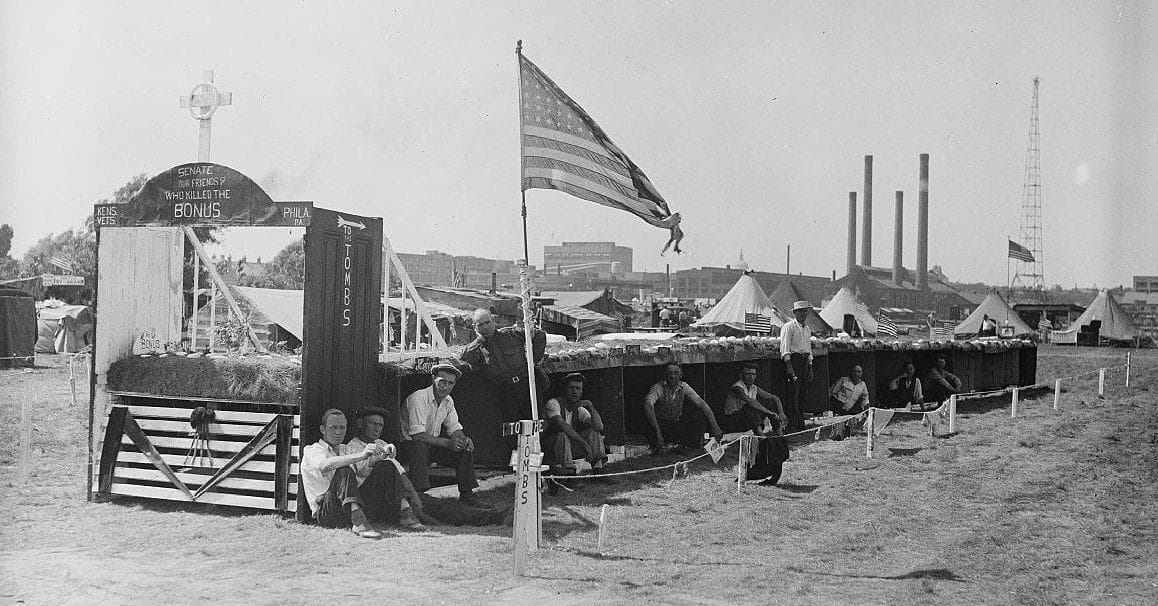 The Bonus Army March: When WWI Vets Took On The US Government & Won