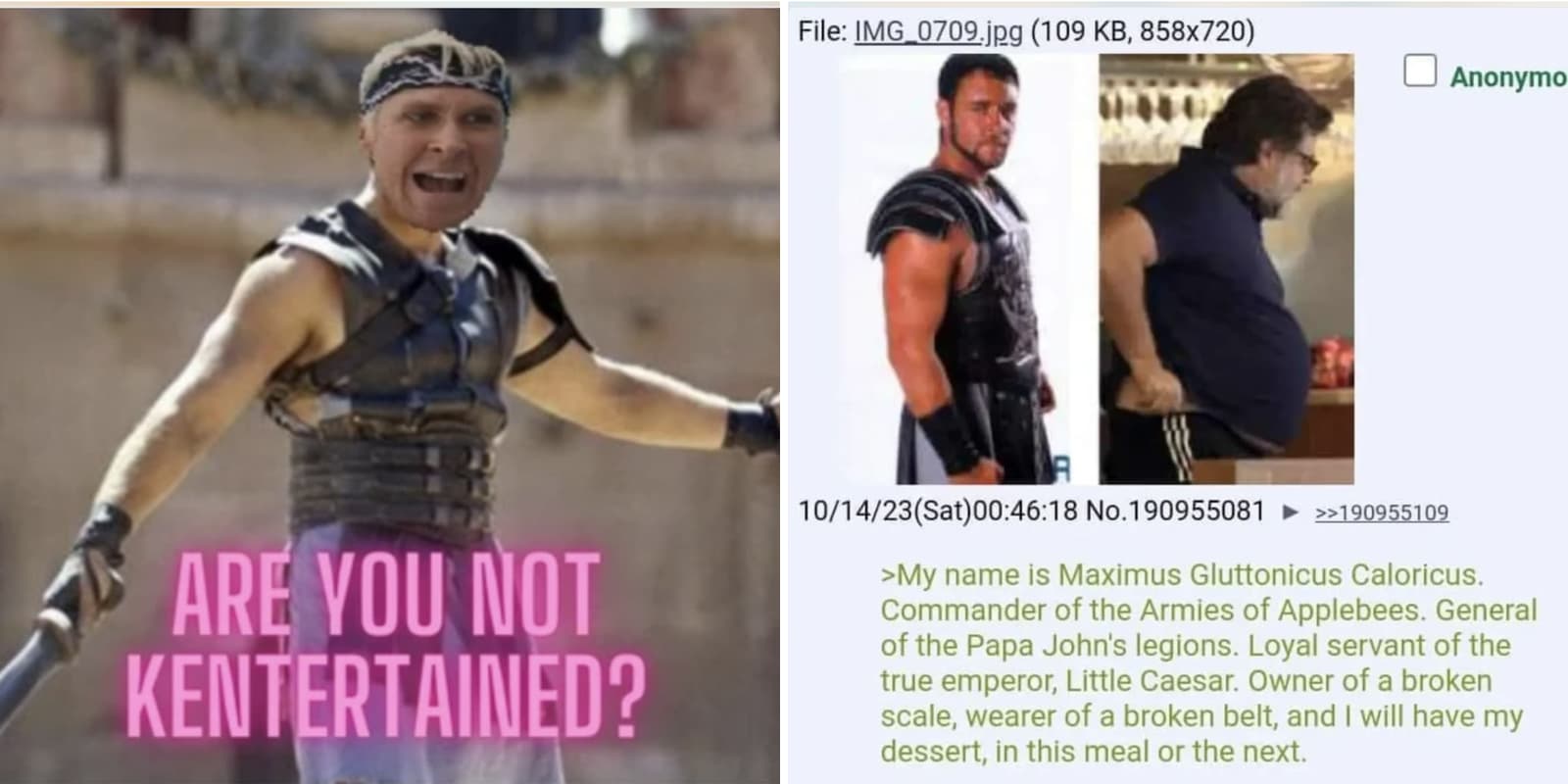 The 28 Funniest 'Gladiator' Memes, Ranked