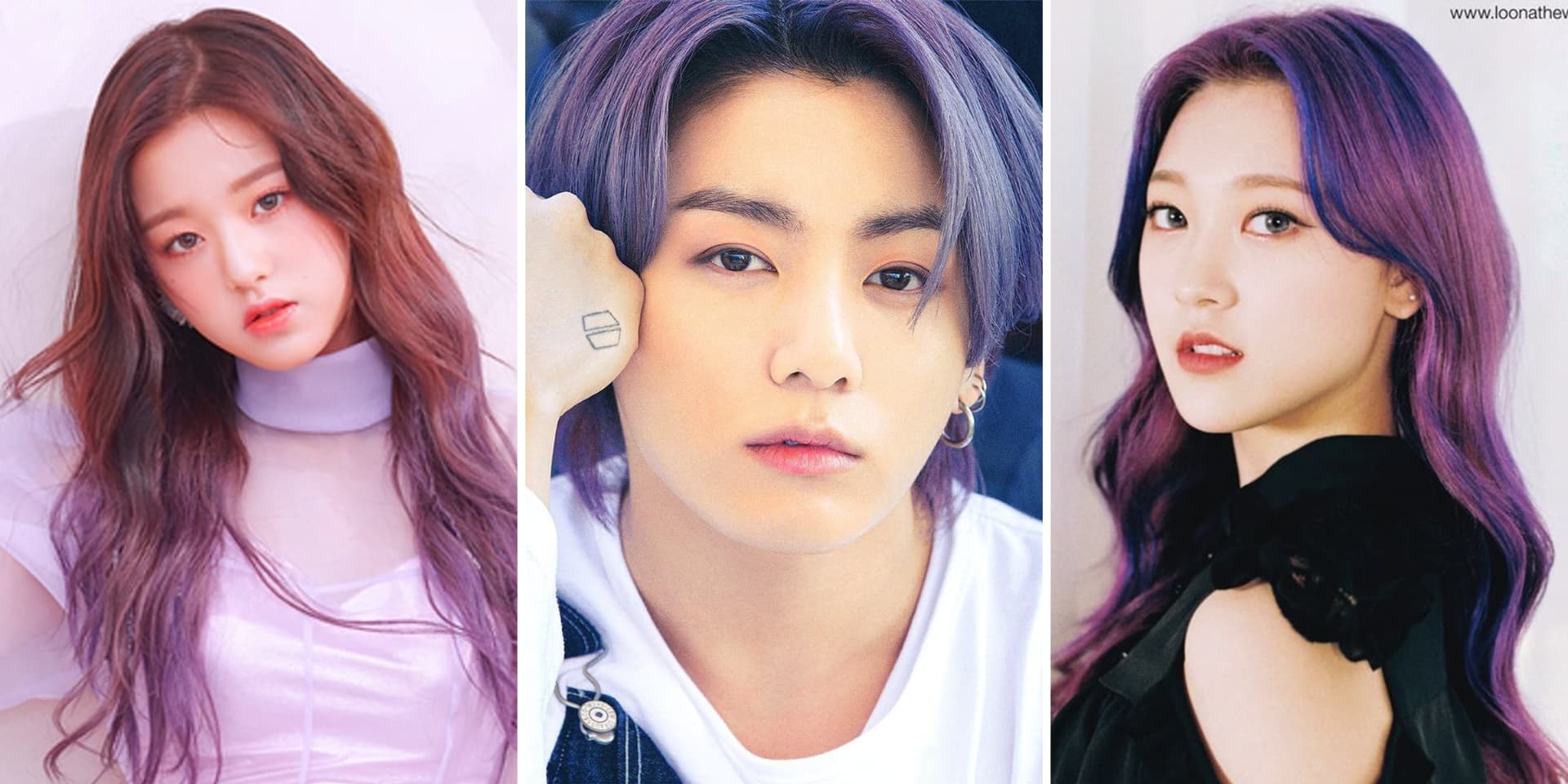 The 15 Best K-pop Idols With Purple Hair, Ranked By Fans