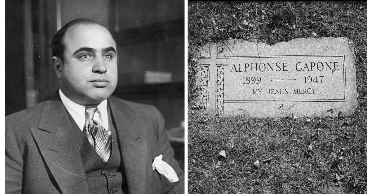 What The Graves Of The World's Most Notorious Mobsters Actually Look Like