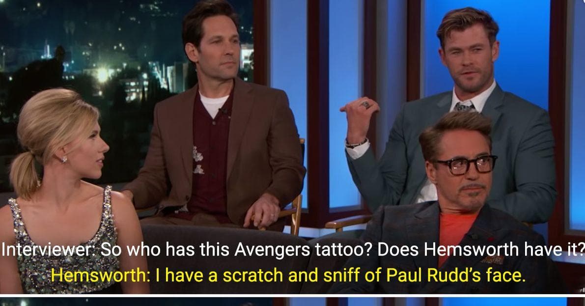 avengers funny interviews
