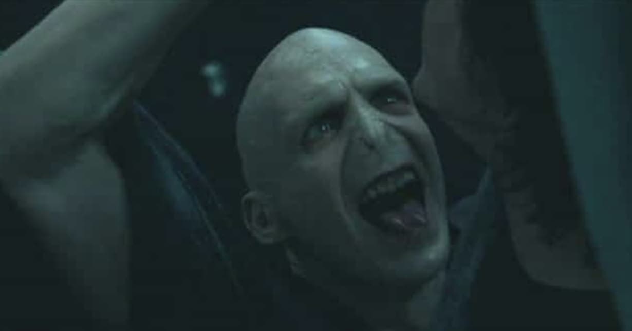 does voldemort have two faces