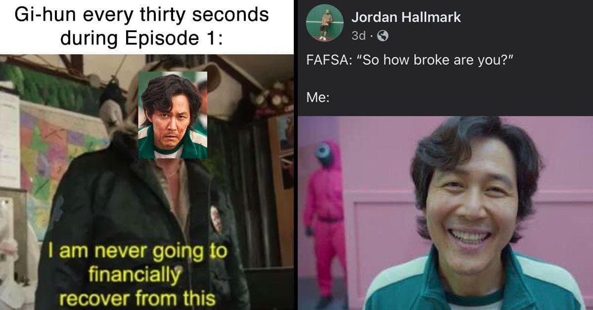 22 'Squid Game' Memes All About Seong Gi-Hun, AKA Player 456