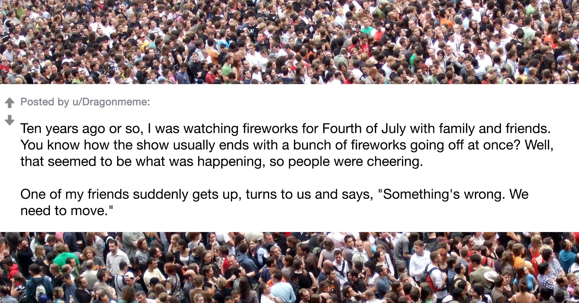 Fastest Times A Crowd Went From Excited To Horrified