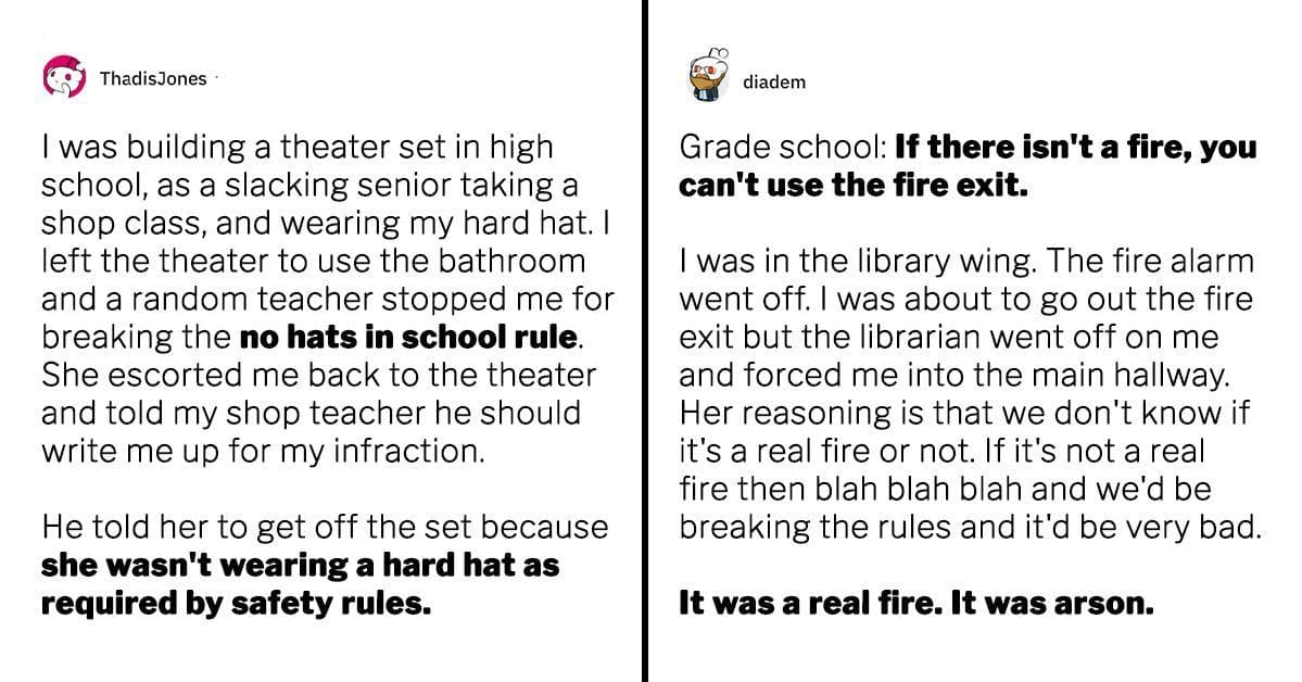 worst school rules ever