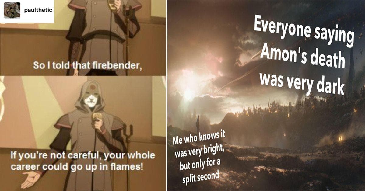 15 Memes About Amon That Took Our Bending Away