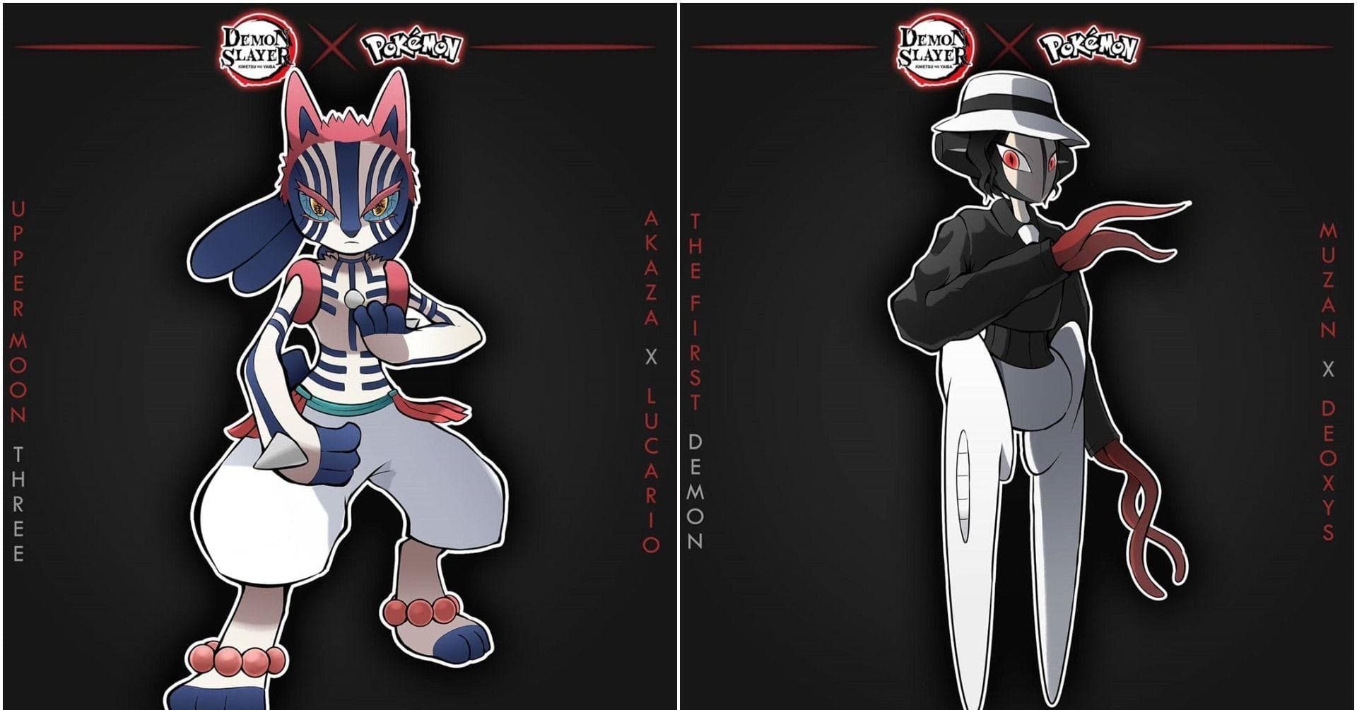 This Artist Reimagines Demon Slayer Characters As Amazing Pokémon