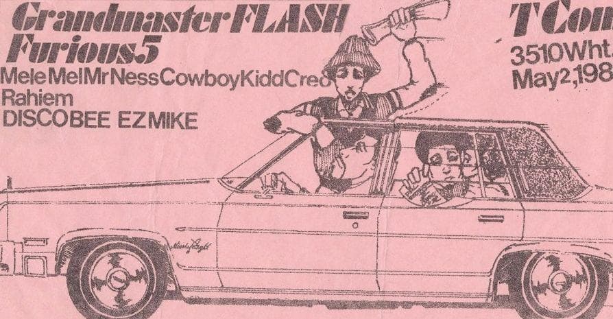 These Hand-Drawn Flyers For Rap Concerts Show Early Hip Hop's Biggest ...