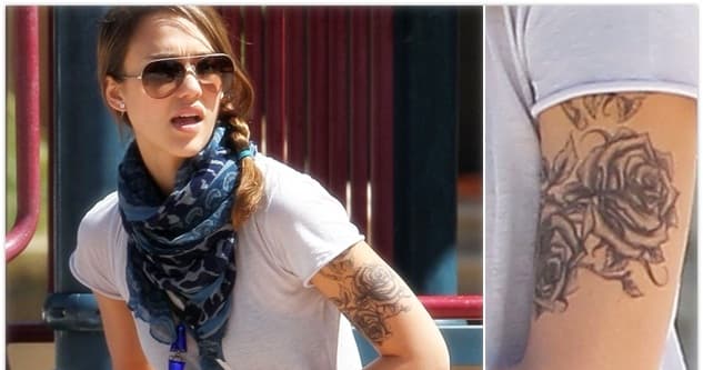 Jessica Alba Po Tattoos