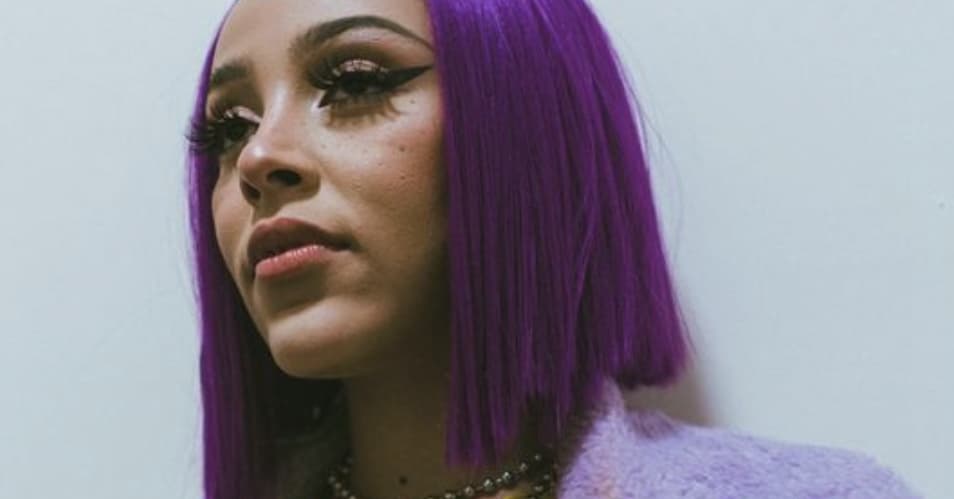 Rapper Diamond Purple Hairstyles