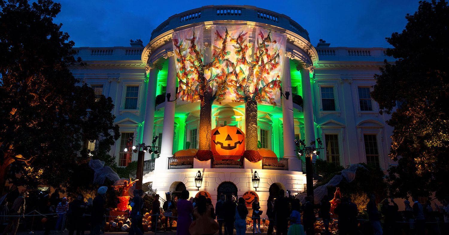 Pictures Of Presidents And Their Families Celebrating Halloween Around ...