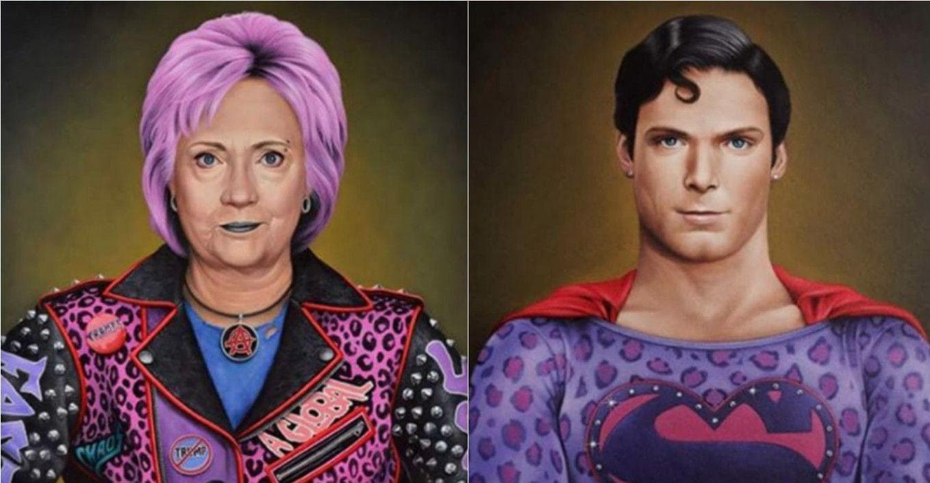This Artist Breaks The Traditional Masculinized Image Of Famous People ...